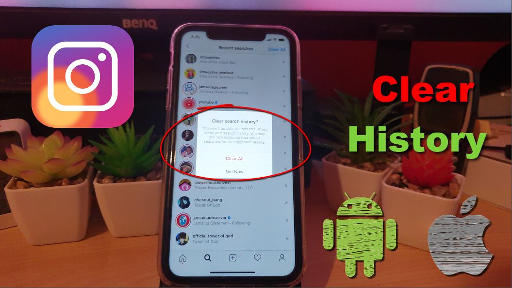 How to Clear Search History on Instagram - BlogTechTips