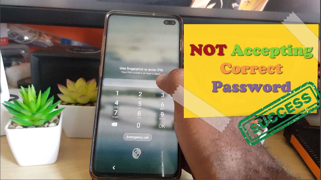 Android Phone Will Not Accept The Correct Password Fix Updated Blogtechtips