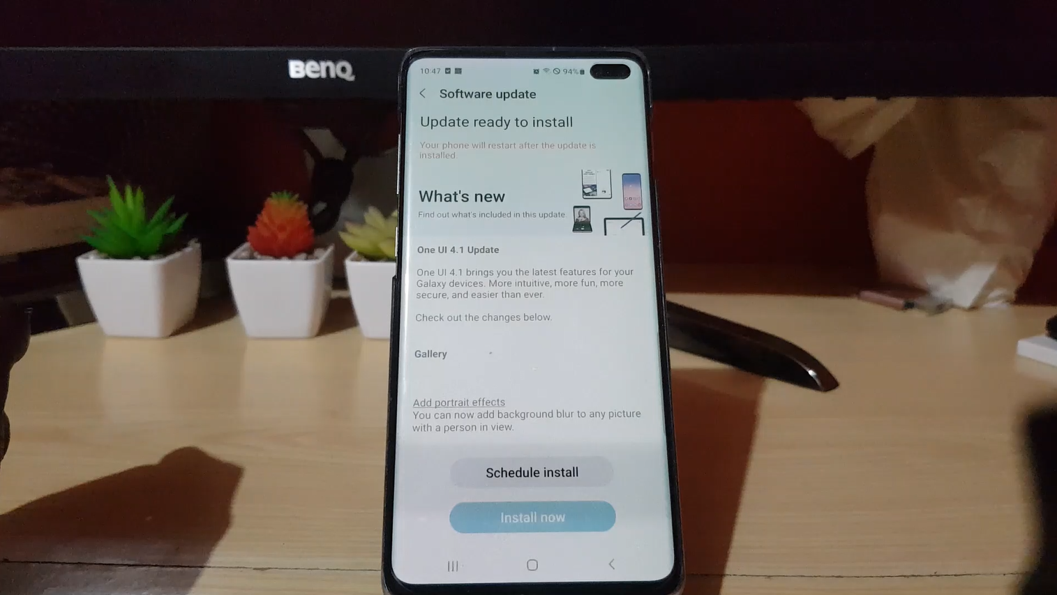 Galaxy S10 One UI 4.1 Update - BlogTechTips