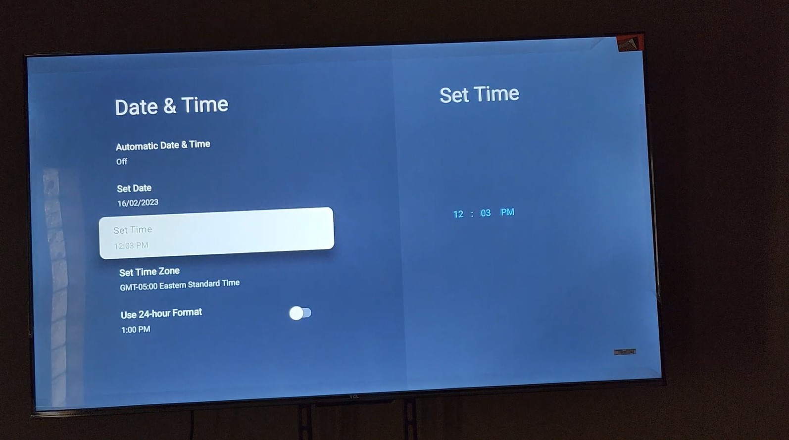TCL Google TV Change Time and date - BlogTechTips TCL Google TV Change Time and date - BlogTechTips